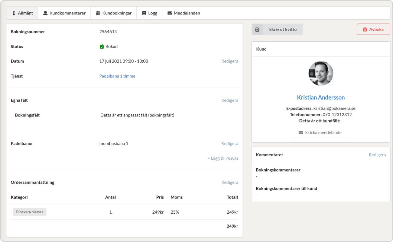 Boka tid som administratör – BokaMera